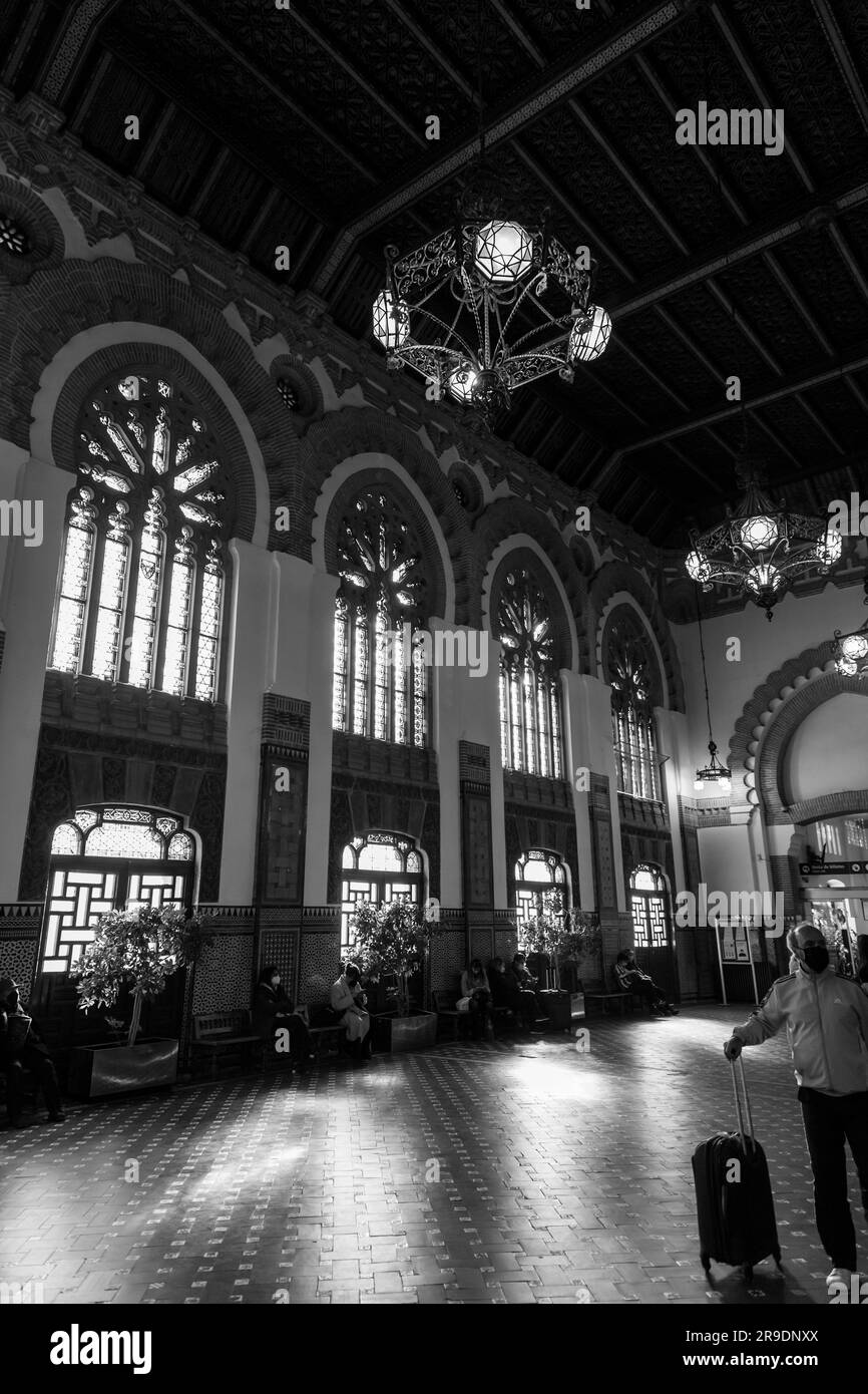 Interior design, ornament, office Black and White Stock Photos & Images ...