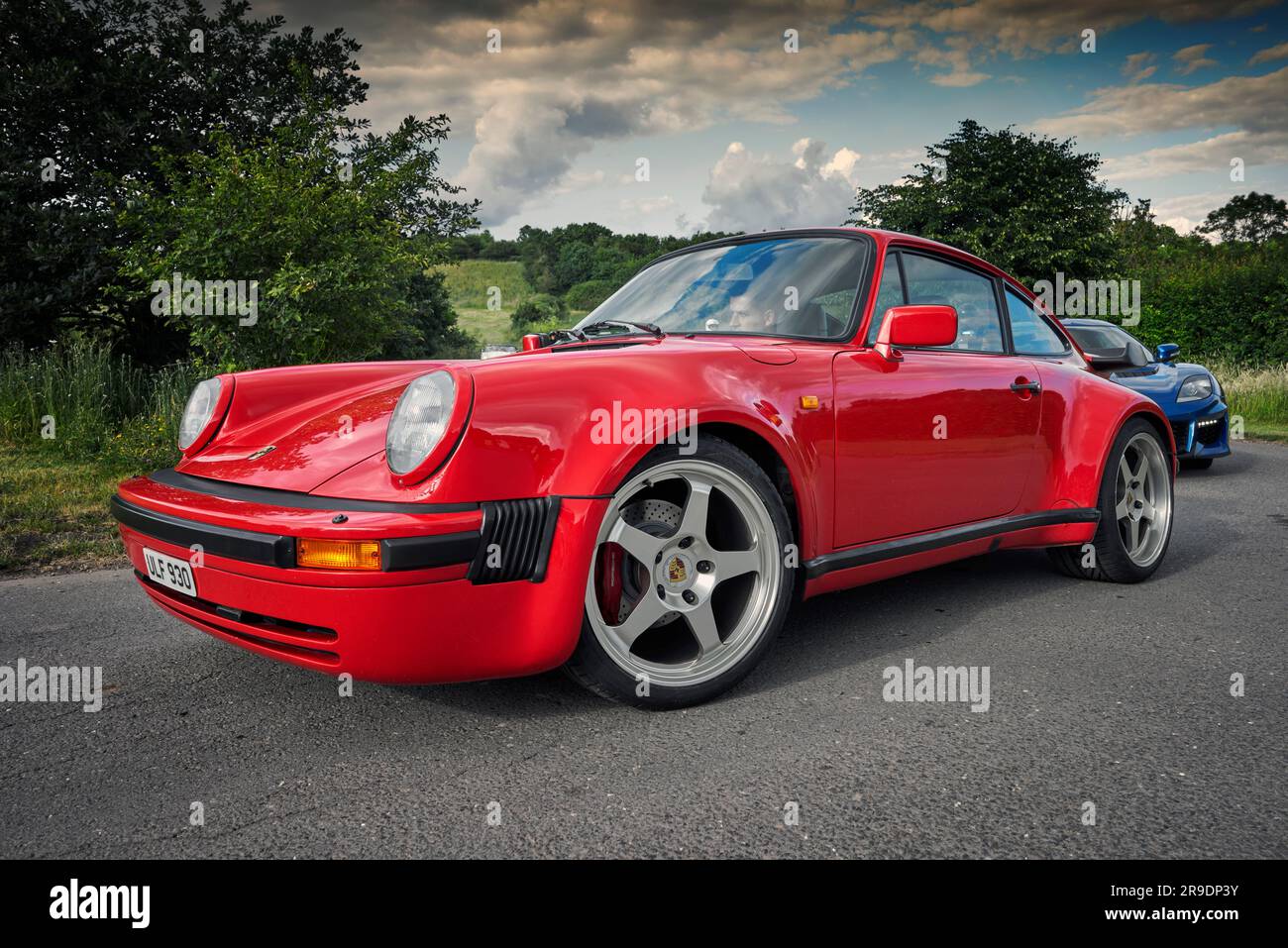 PORSCHE 911 TURBO Red 1987 Stock Photo - Alamy