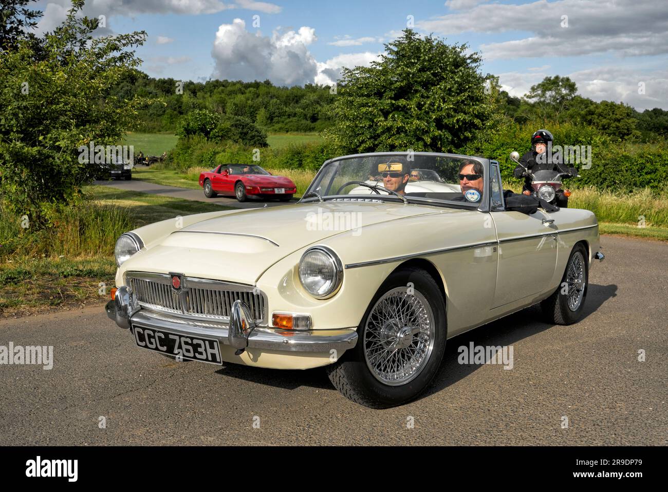 MGC ROADSTER White 1969. England UK Stock Photo - Alamy