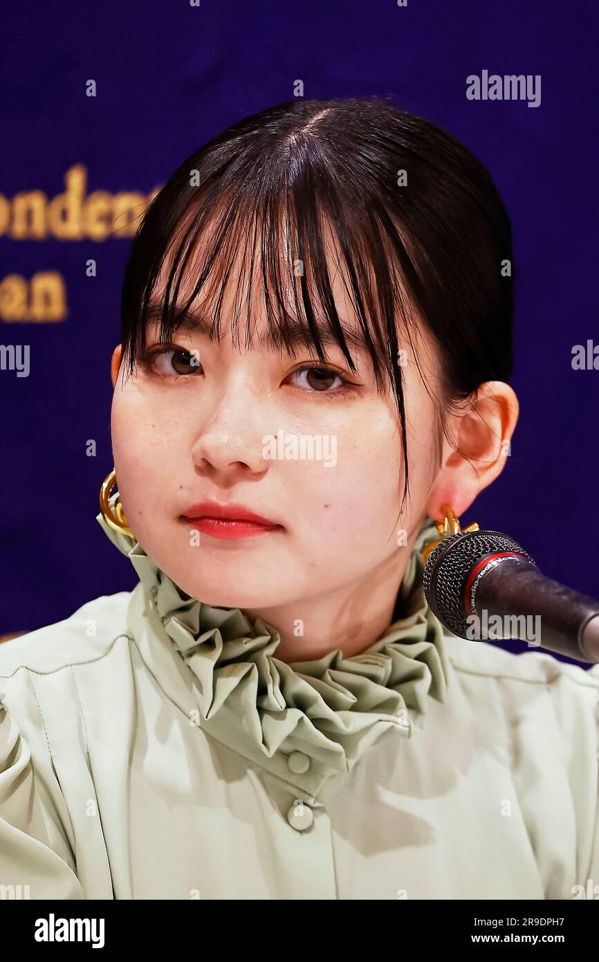 June 26, 2023, Tokyo, Japan: Japanese actress Anna Yamada attends a Q&A session for the film ...
