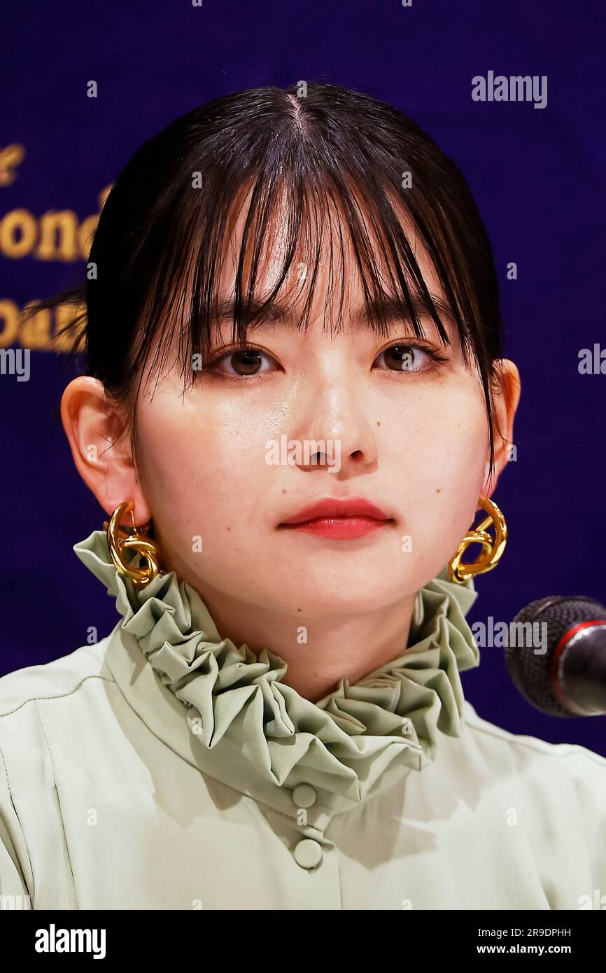 June 26, 2023, Tokyo, Japan: Japanese actress Anna Yamada attends a Q&A ...