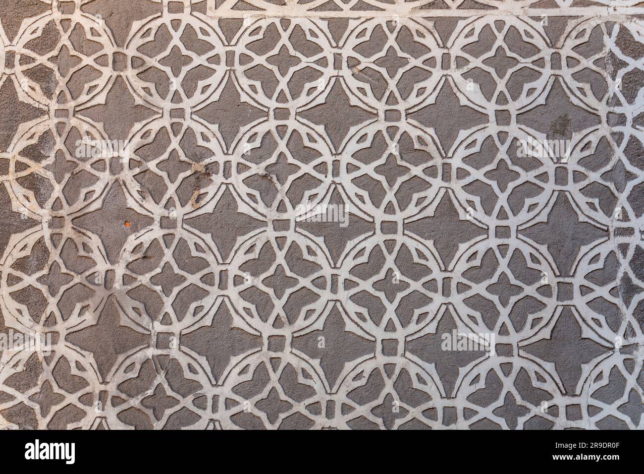 Fragment texture background from a stucco wall covered with traditional ...
