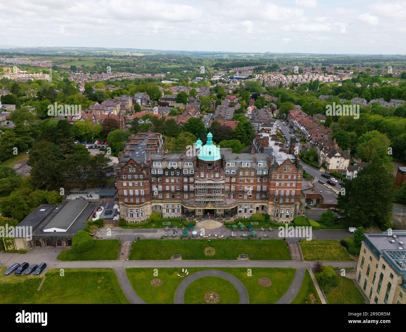 Aerial view harrogate hi-res stock photography and images - Alamy