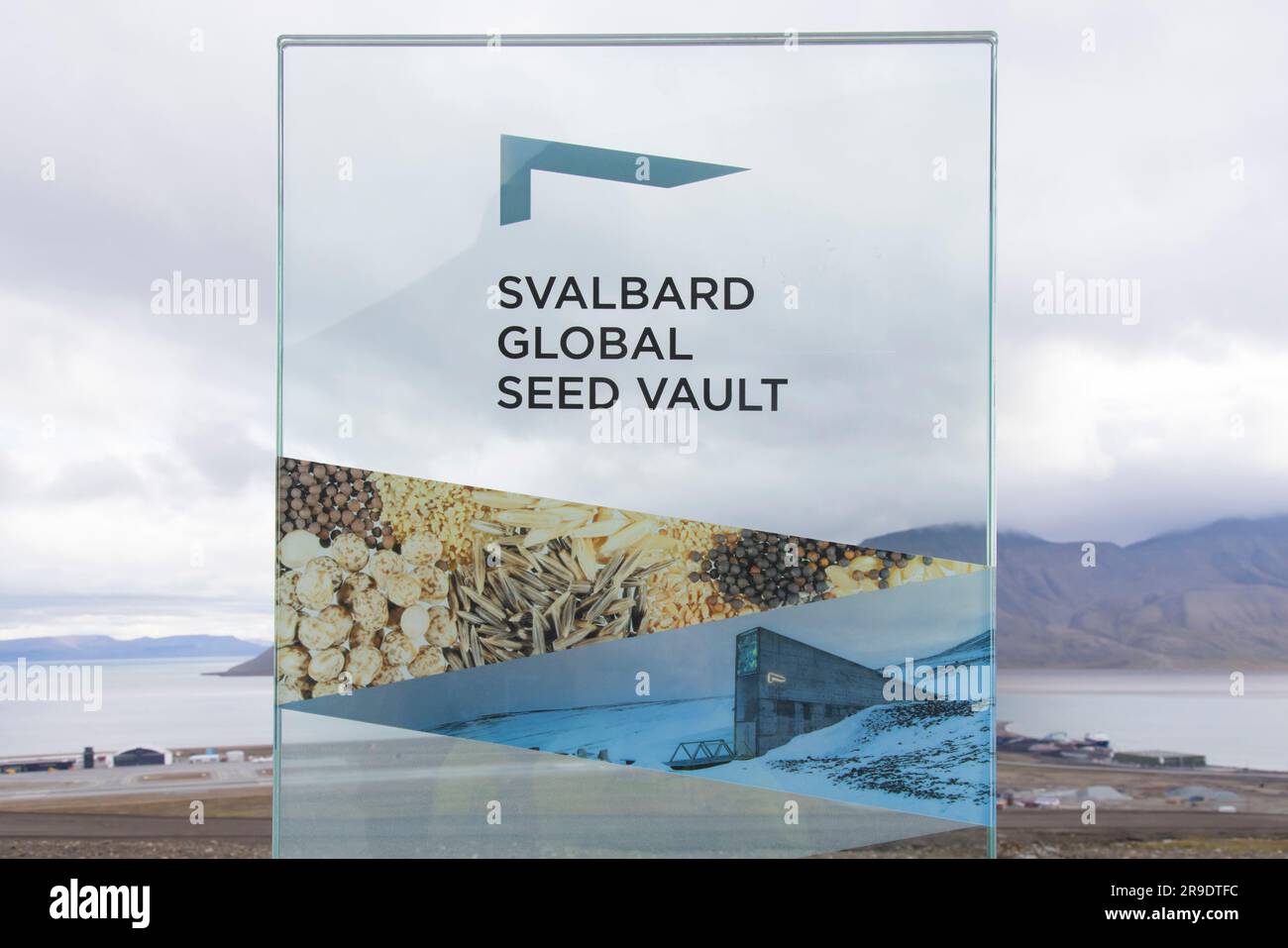 Entrance to Svalbard Global Seed Vault, largest seedbank wordwide ...