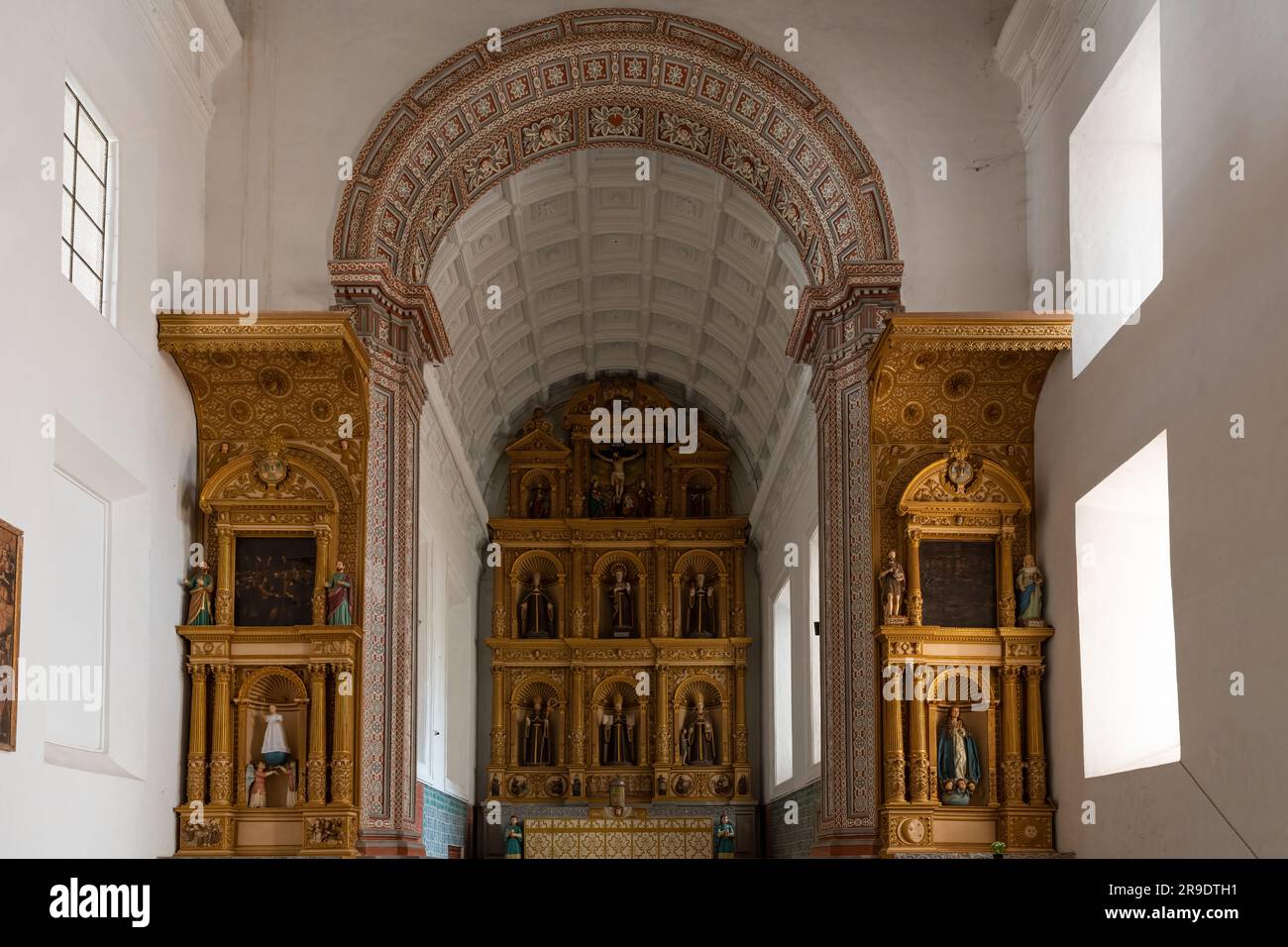 Goa, India - 19th December, 2022 : View of the Altar of the Chapel of ...