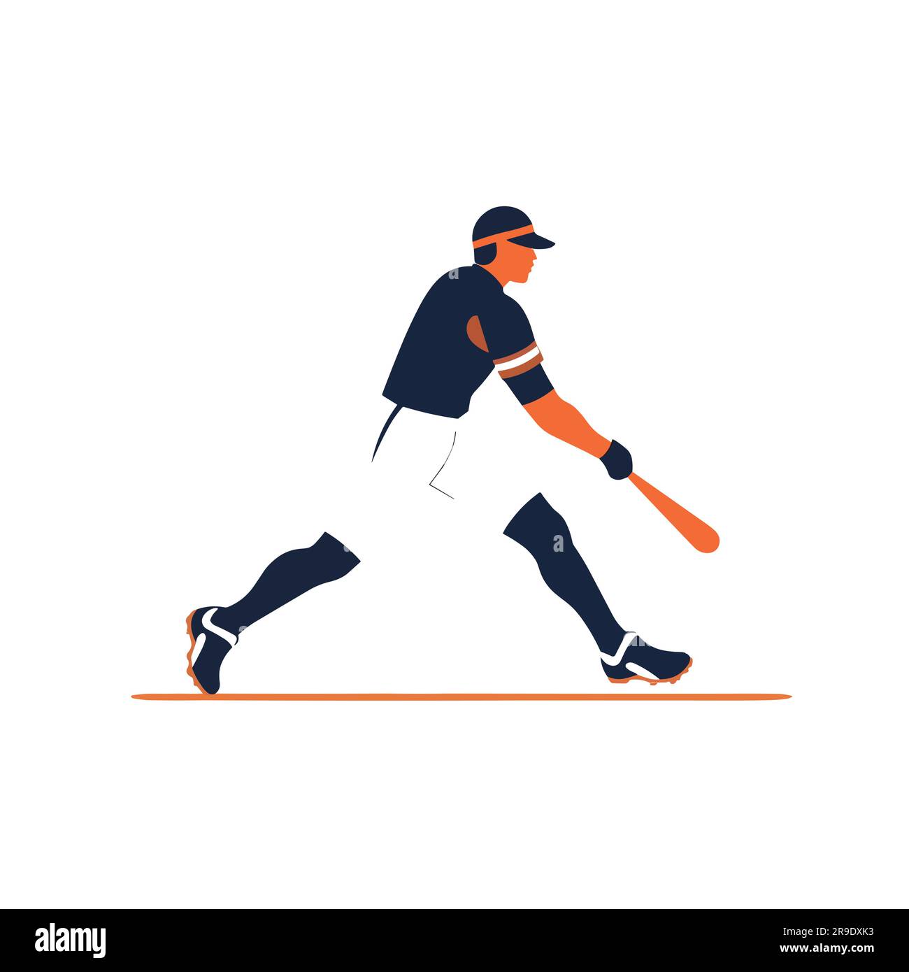 Girl baseball pitch Stock Vector Images - Alamy
