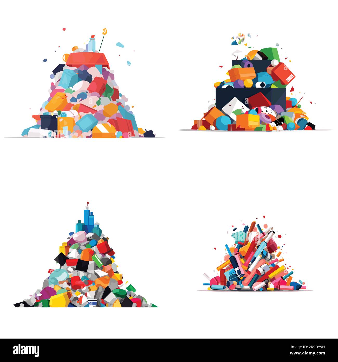 Tin can recycle environment Stock Vector Images - Alamy