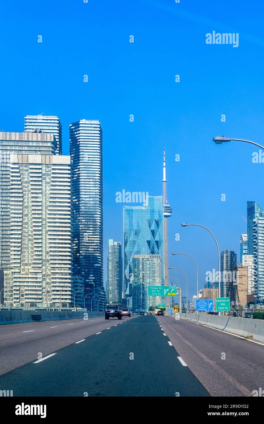 Toronto, Ontario, Canada - June 17, 2023: Cityscape and skyline from ...