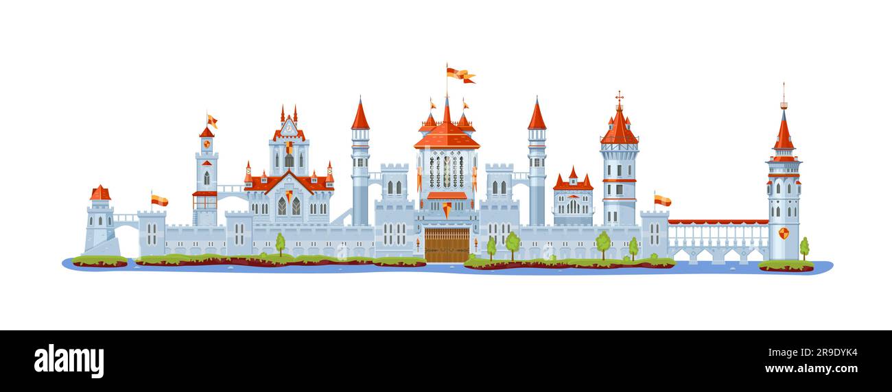 Medieval Drawbridge Cartoon