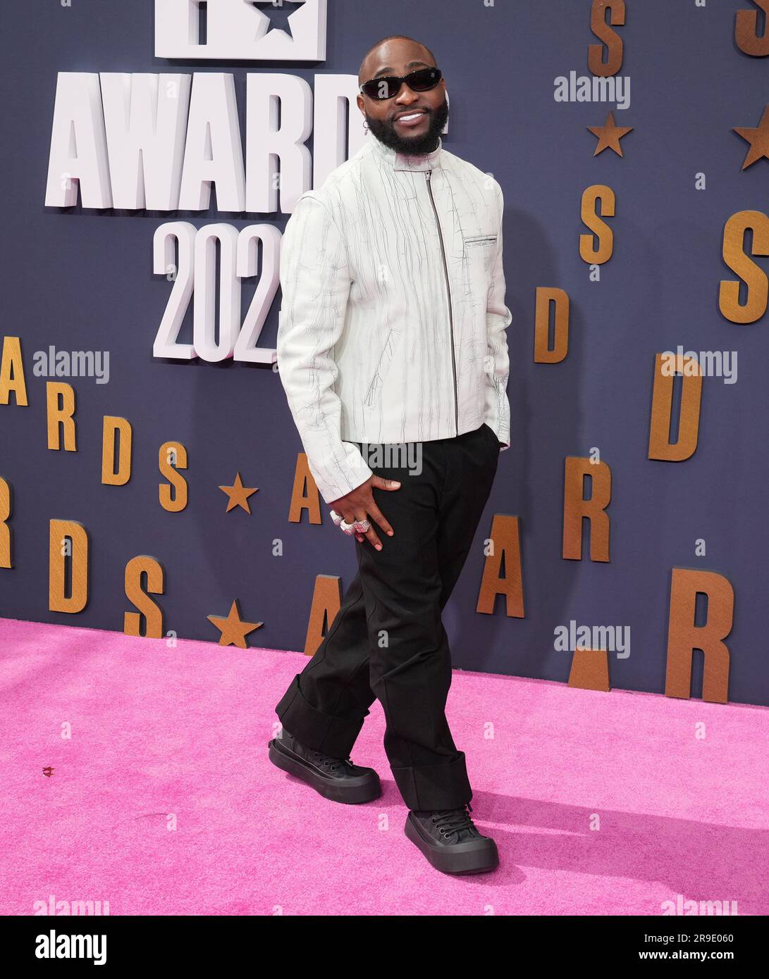 Los Angeles, USA. 25th June, 2023. Davido arrives at the 2023 BET ...