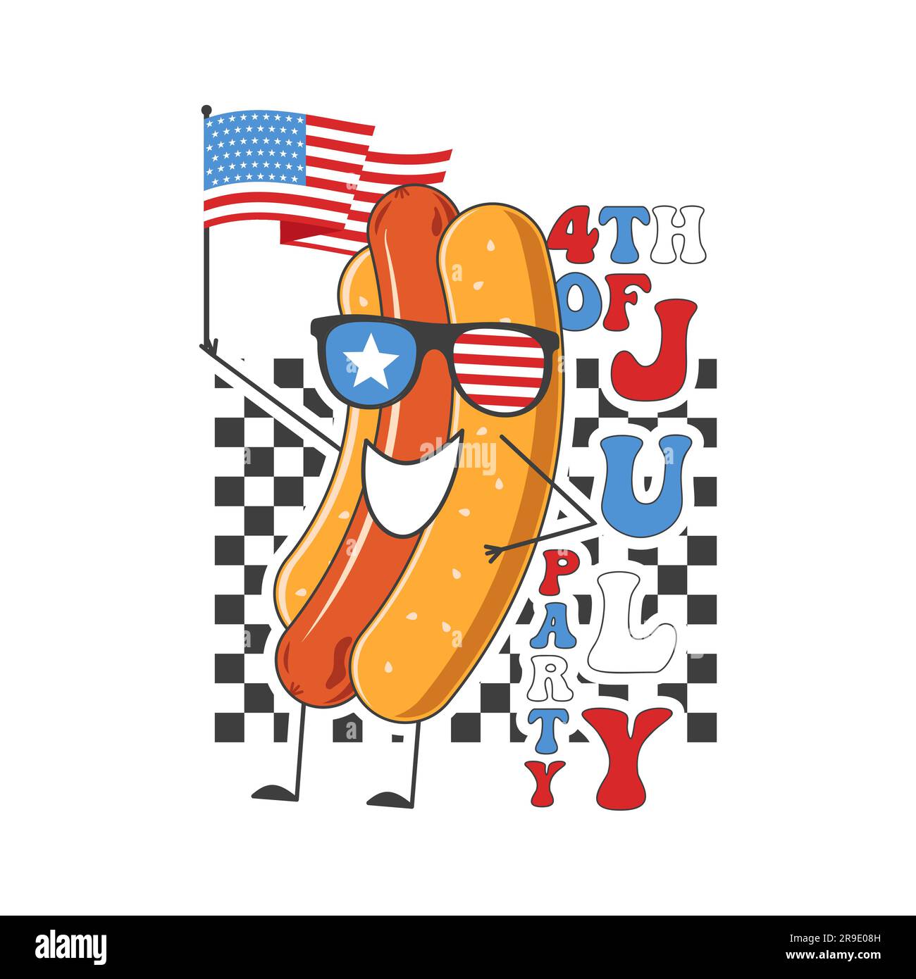 4th of July typography design with quote - 4th of July party and hot ...