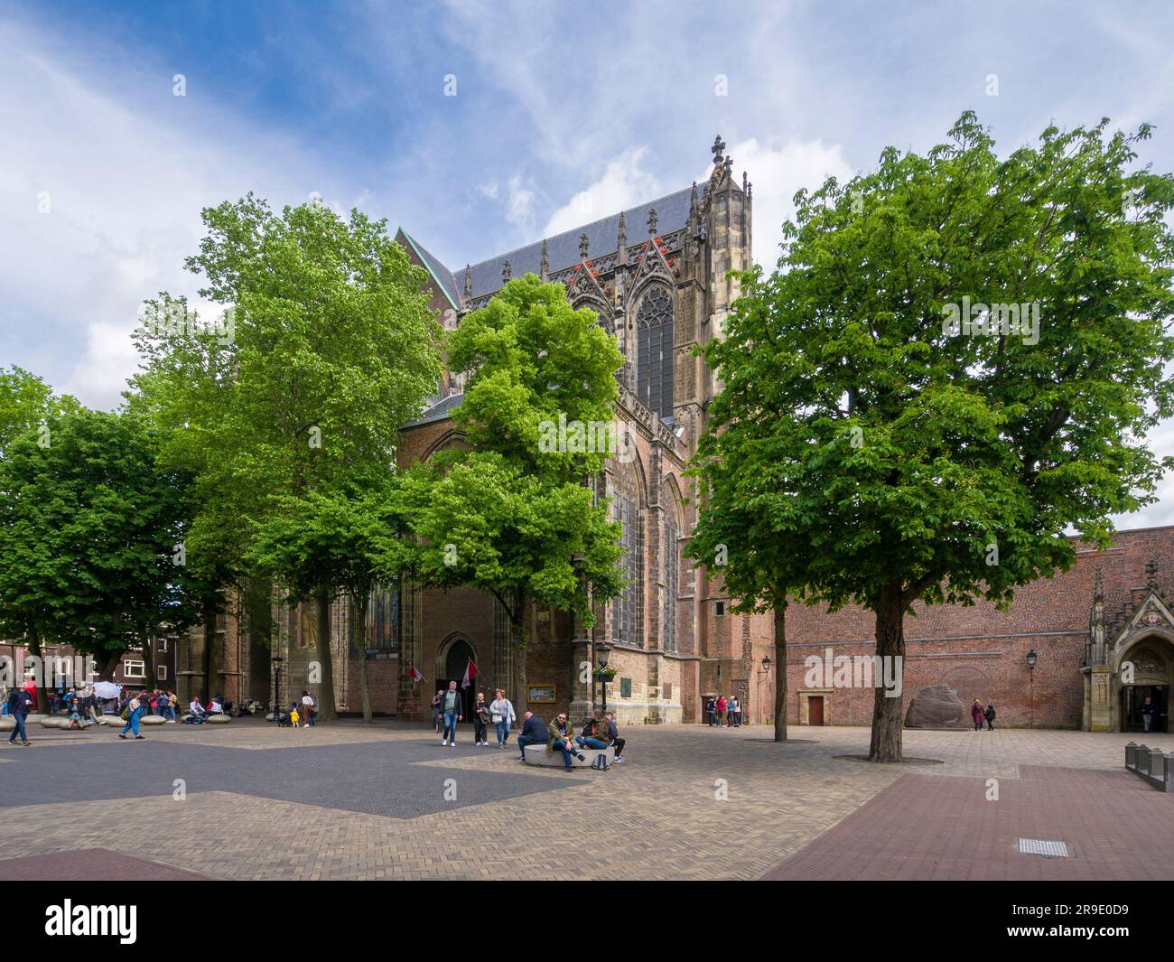 St Martin's Cathedral in the historic inner city of Utrecht ...