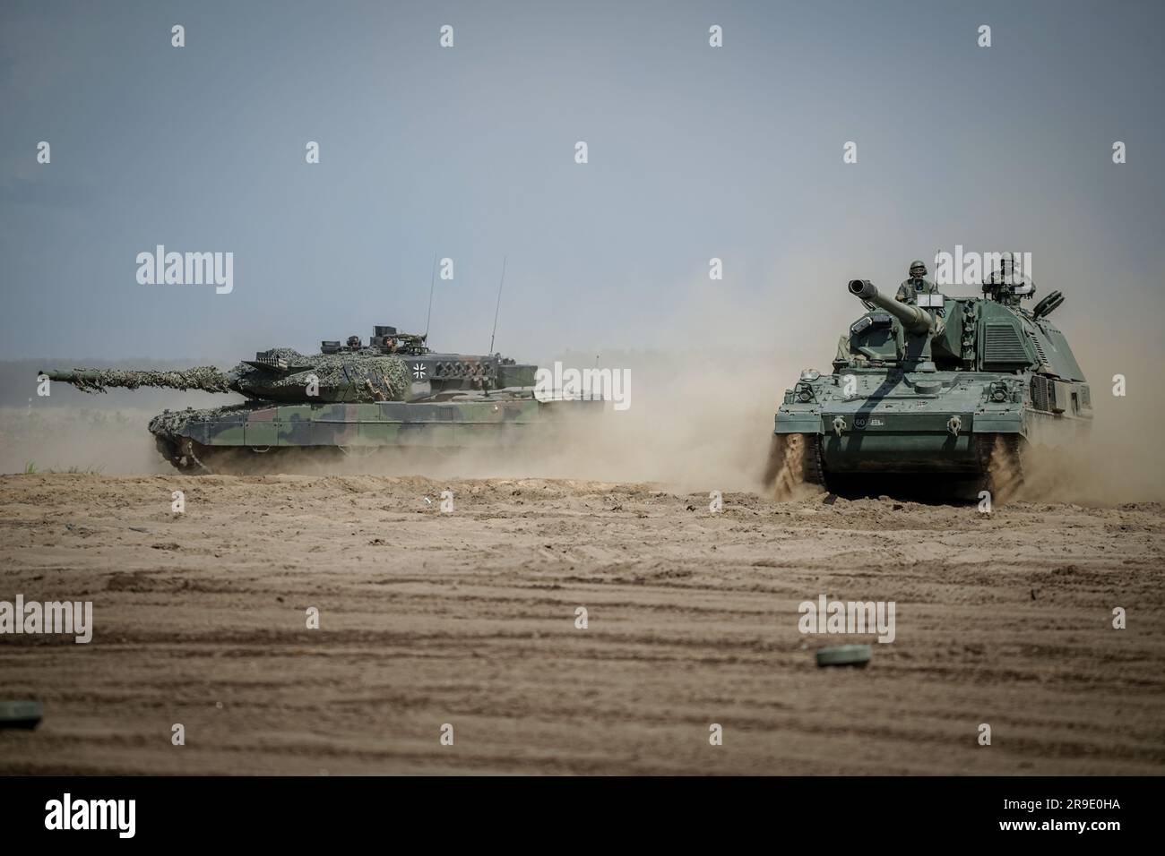 Vilnius, Lithuania. 26th June, 2023. A self-propelled howitzer 2000 (r ...