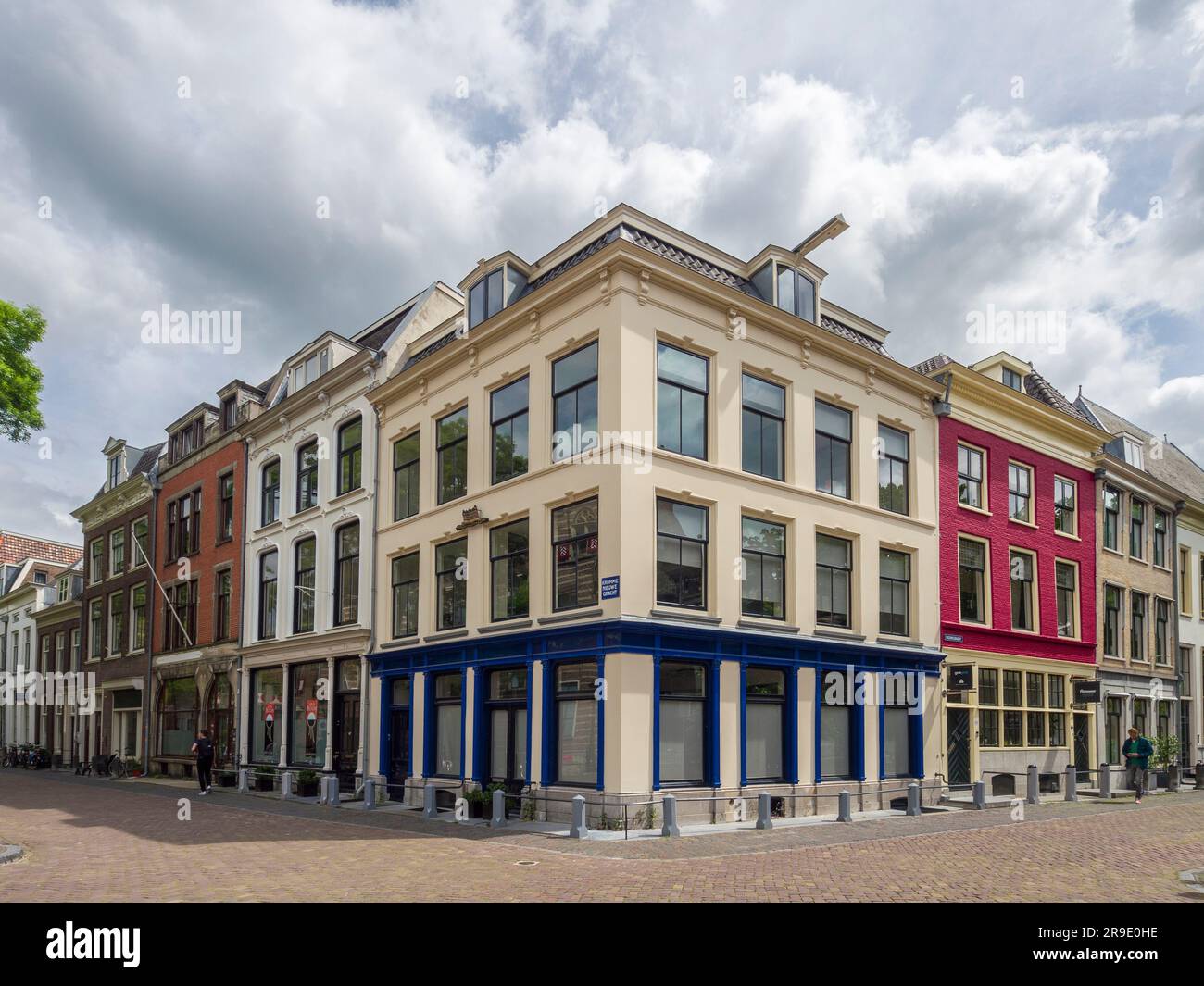 Buildings in the historic inner city of Utrecht, Netherlands, Europe ...