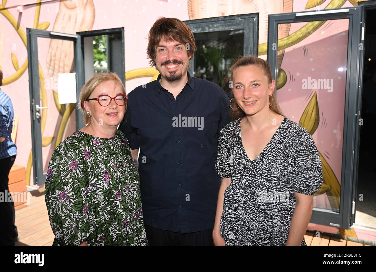 Munich, Germany. 26th June, 2023. The FFF Managing Director Dorothee Erpenstein (l-r). the ...