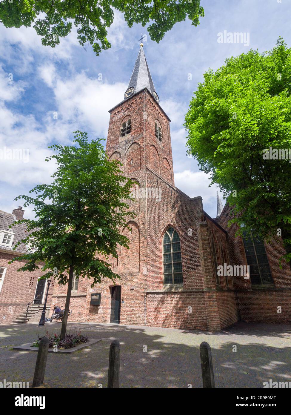 The medieval Geertekerk church in the historic inner city of Utrecht ...
