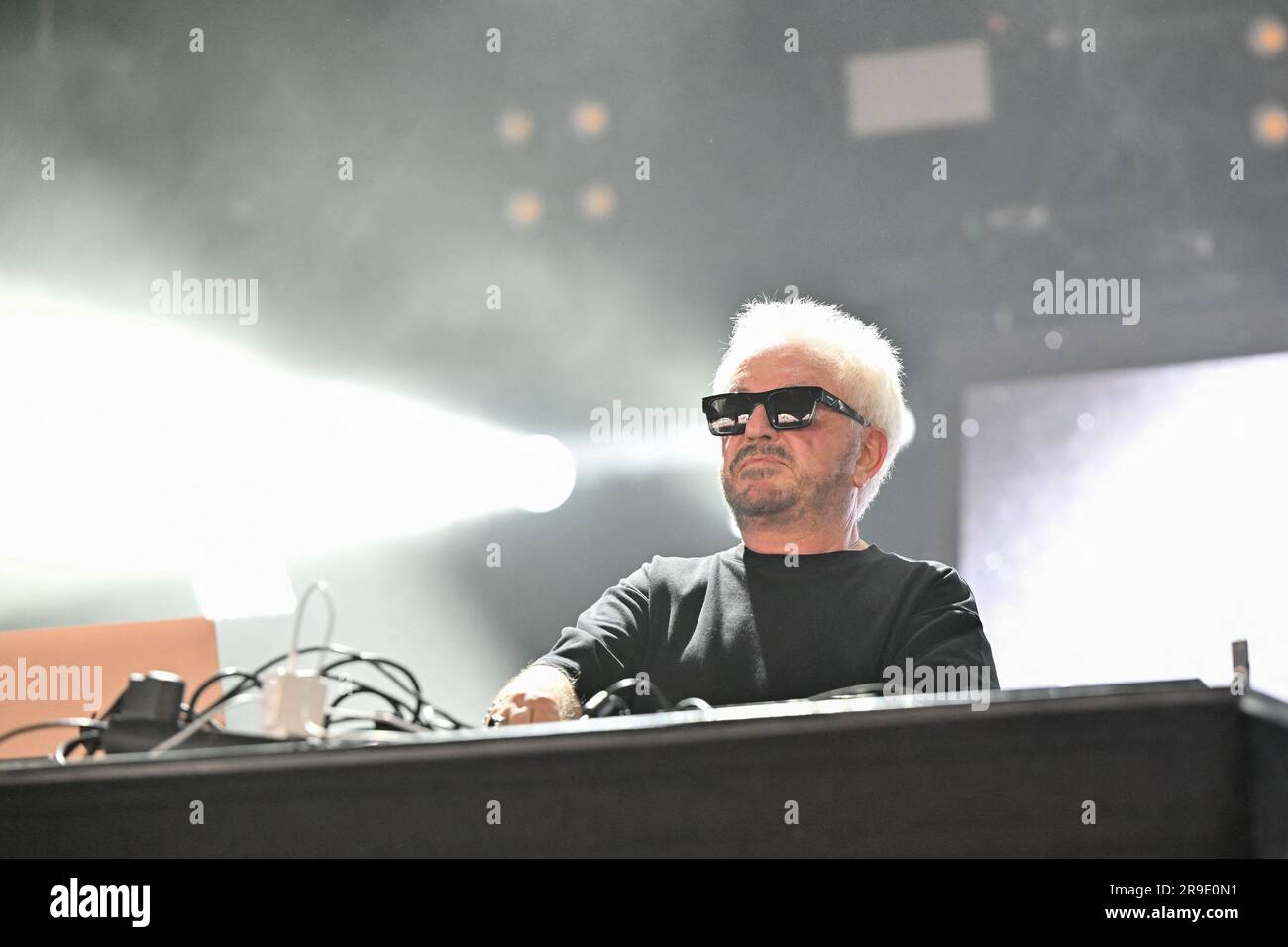 Paris, France. 25th June, 2023. Marc Cerrone DJ performs during the ...