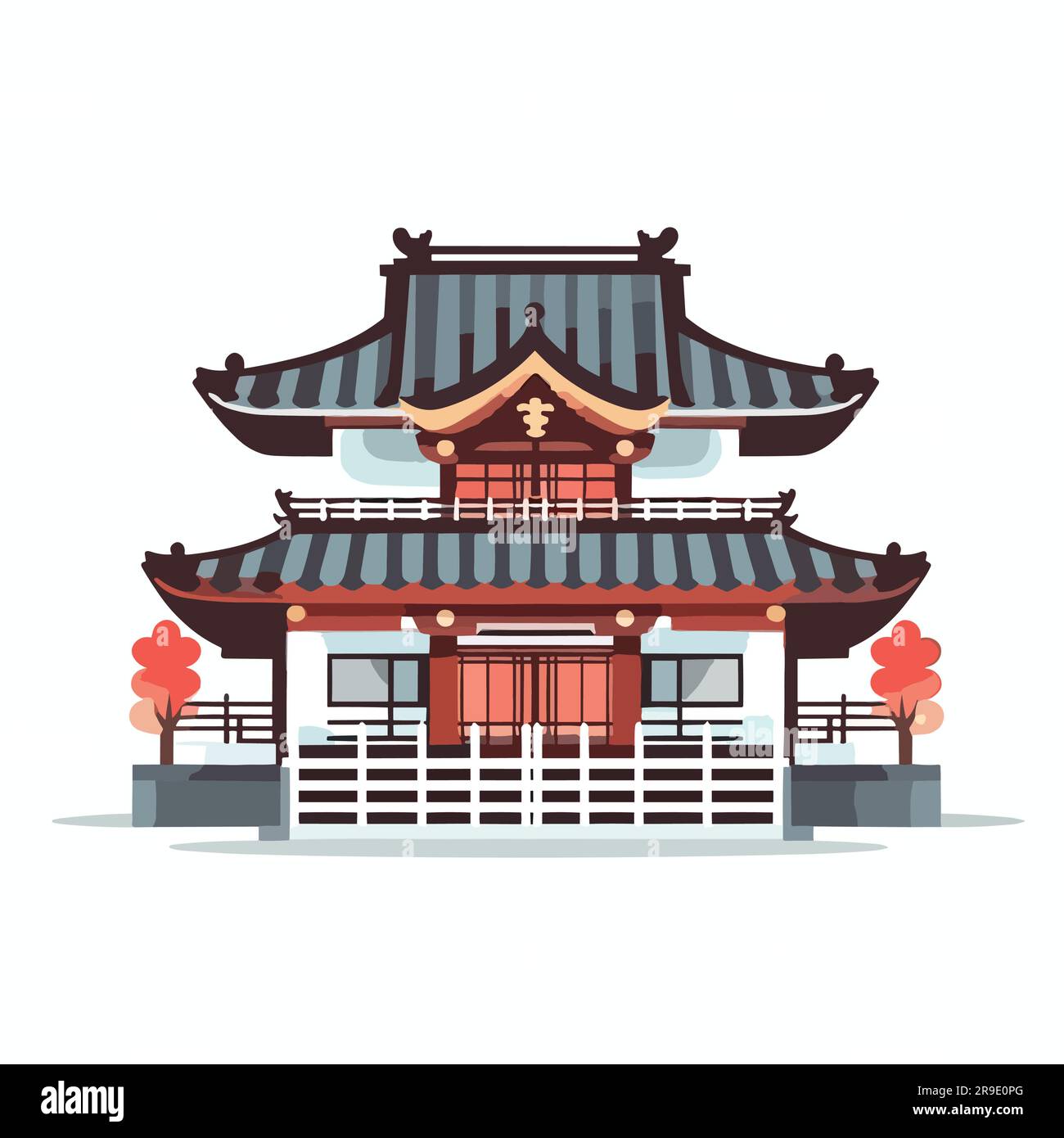 Japan House Vector at Georgina Crosby blog