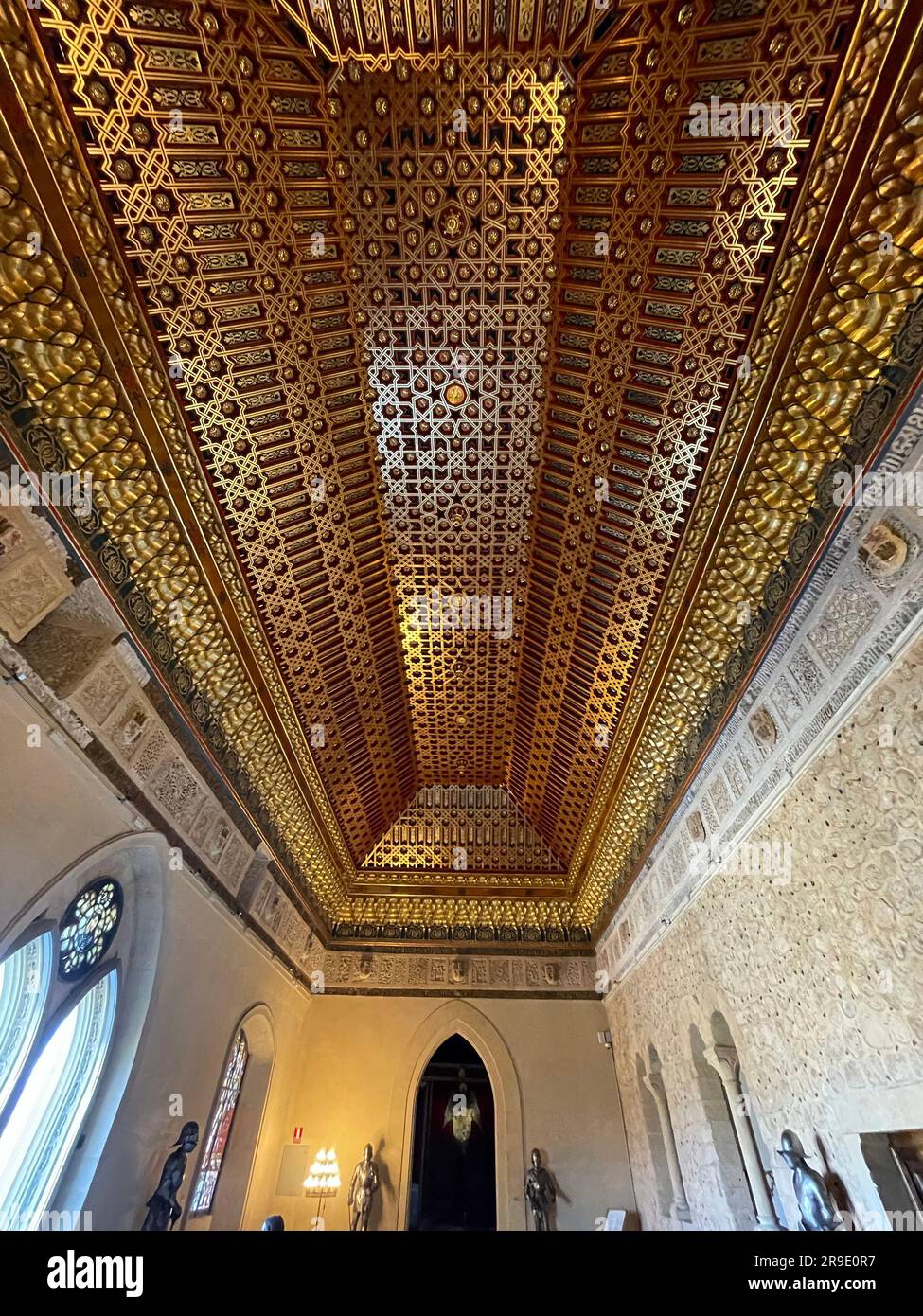 Segovia, Spain - FEB 18, 2022: Ceiling detail from the historical ...