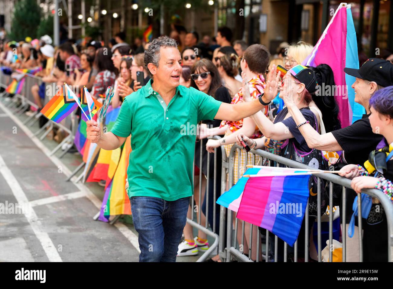 New York State Representative Tony Simone walks in the NYC Pride March ...