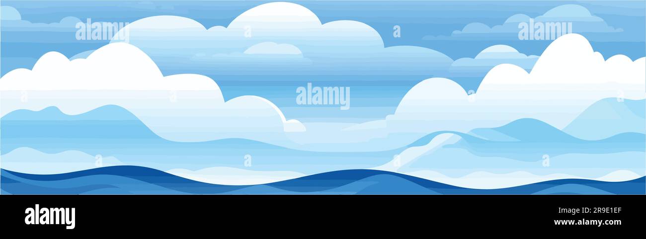 Calm sea ocean river ripple Stock Vector Images - Alamy
