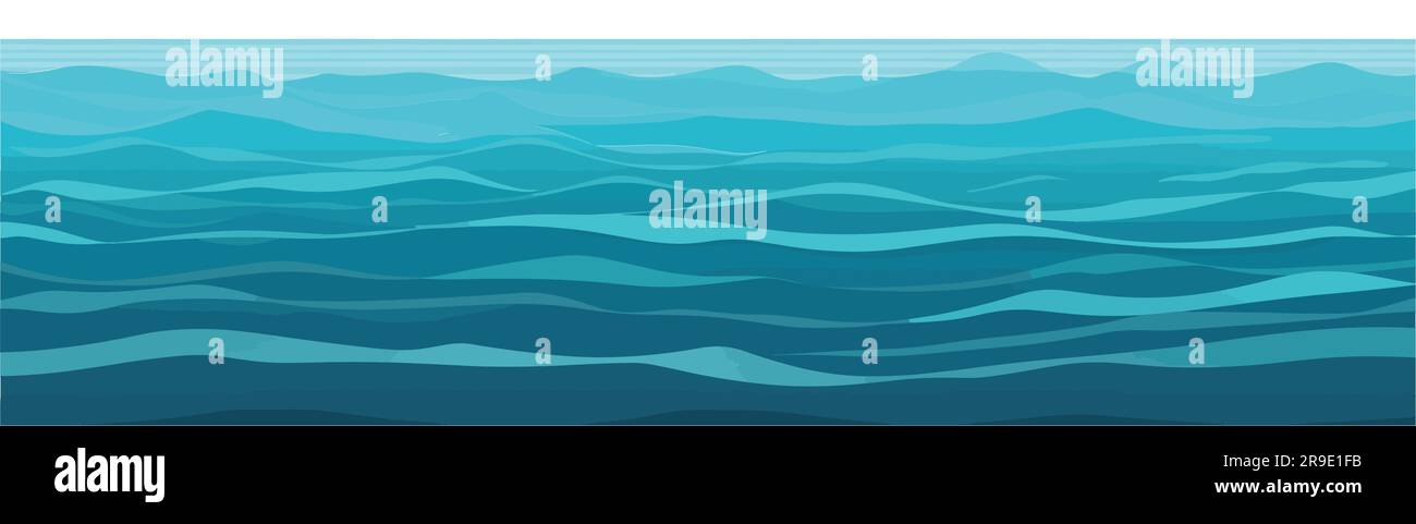 Calm sea ocean river ripple Stock Vector Images - Alamy