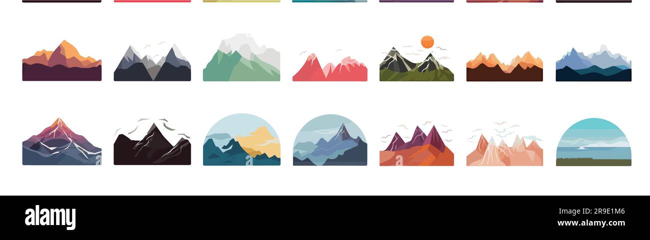 Mountain set hi-res stock photography and images - Alamy