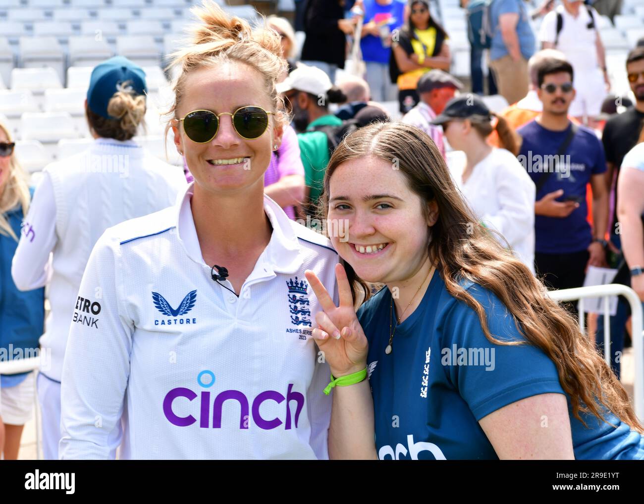Trent Bridge Cricket Stadium, Nottingham UK. 26 June 2023. England Ladies v Australia Ladies in ...