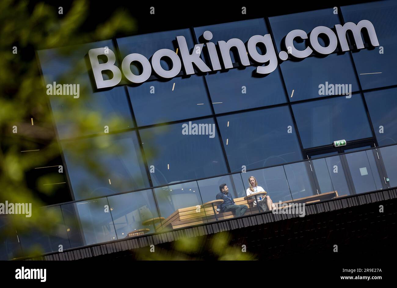 AMSTERDAM - Exterior of the Booking.com headquarters. This ...