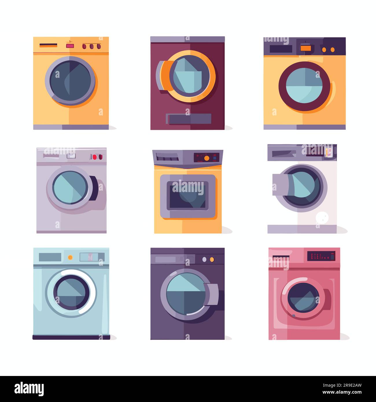 Wash spin dry sign hi-res stock photography and images - Alamy