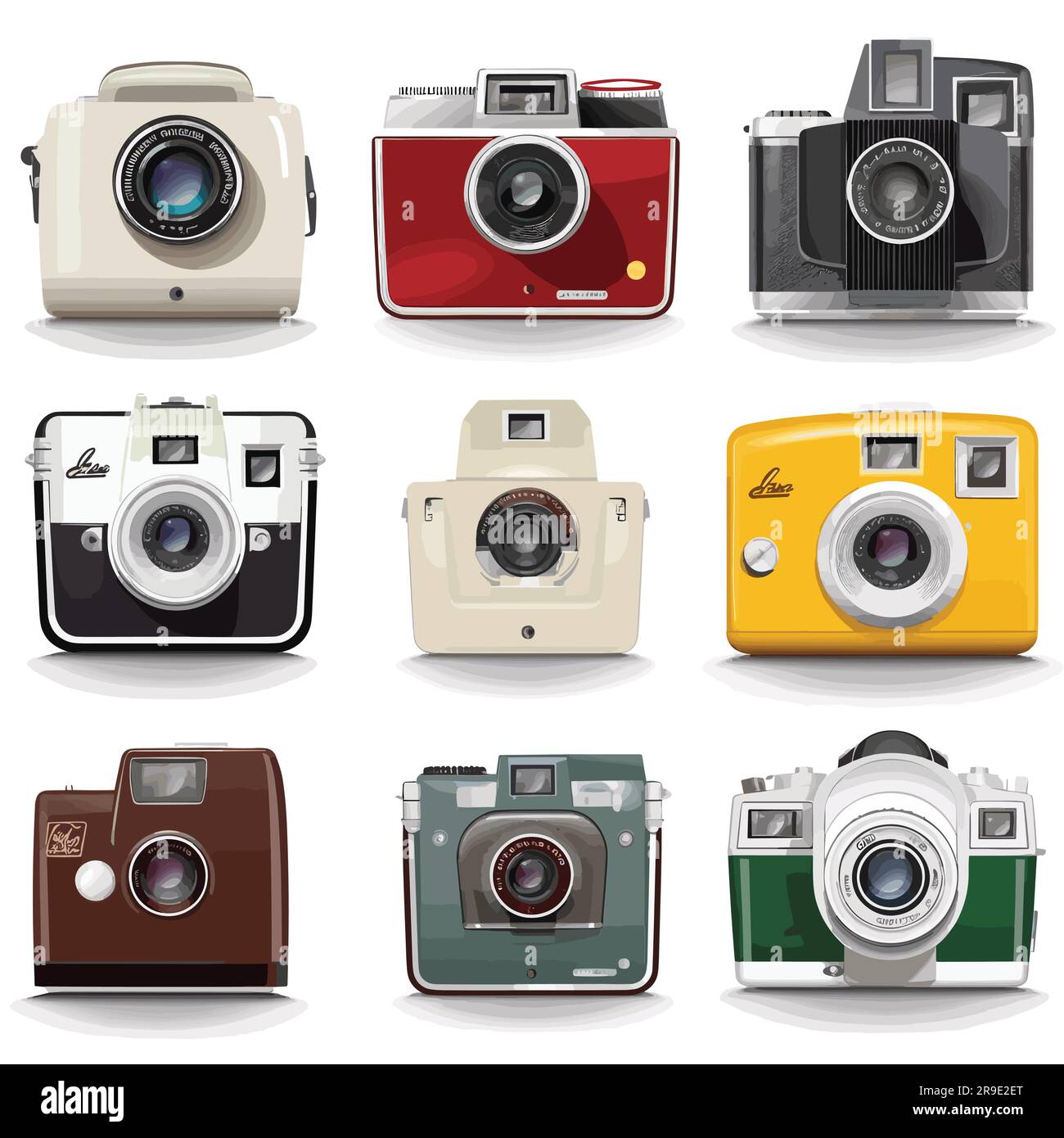 Digital slr cameras Stock Vector Images - Alamy