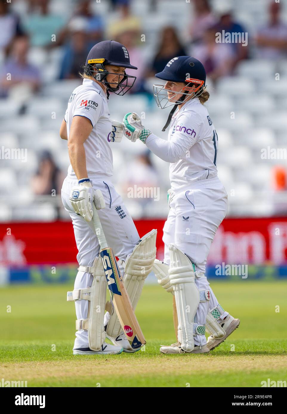 Heather knight england captain and tammy beaumont england hi-res stock ...