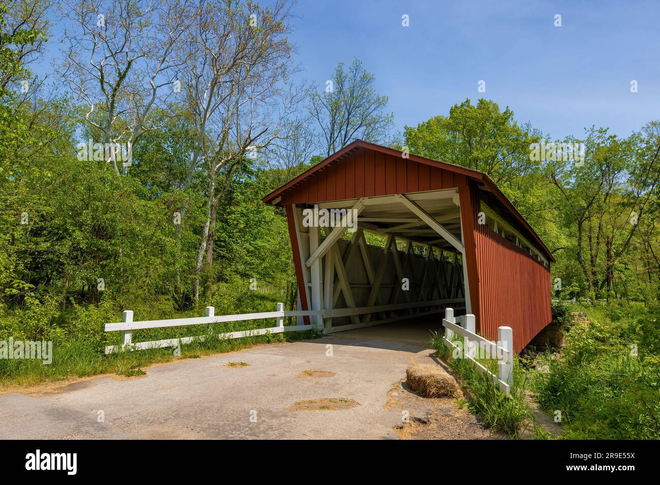A recnstruction of the Everett Covered Bridge destroyed in 1975 by a ...