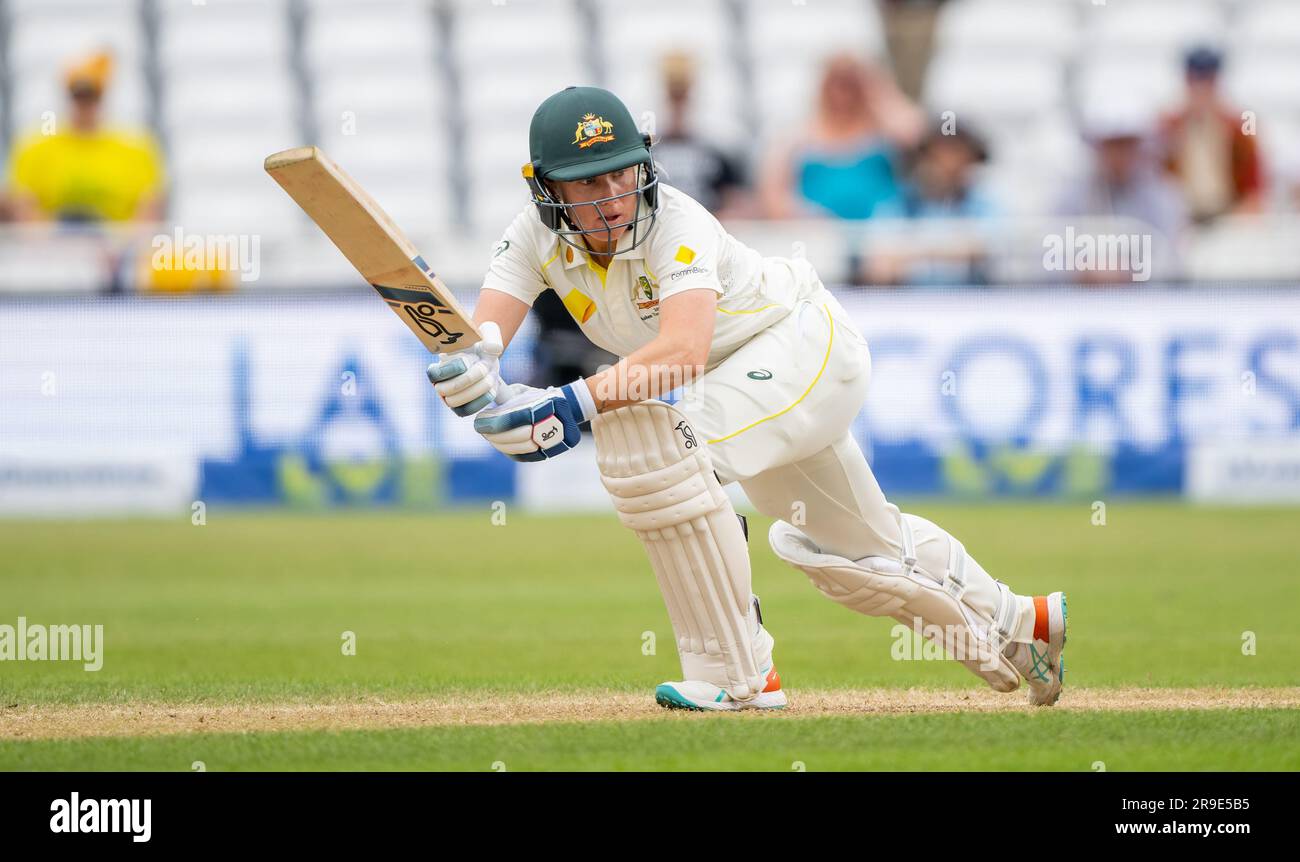 Captain Alyssa Healy batting for Australia against England on day four ...
