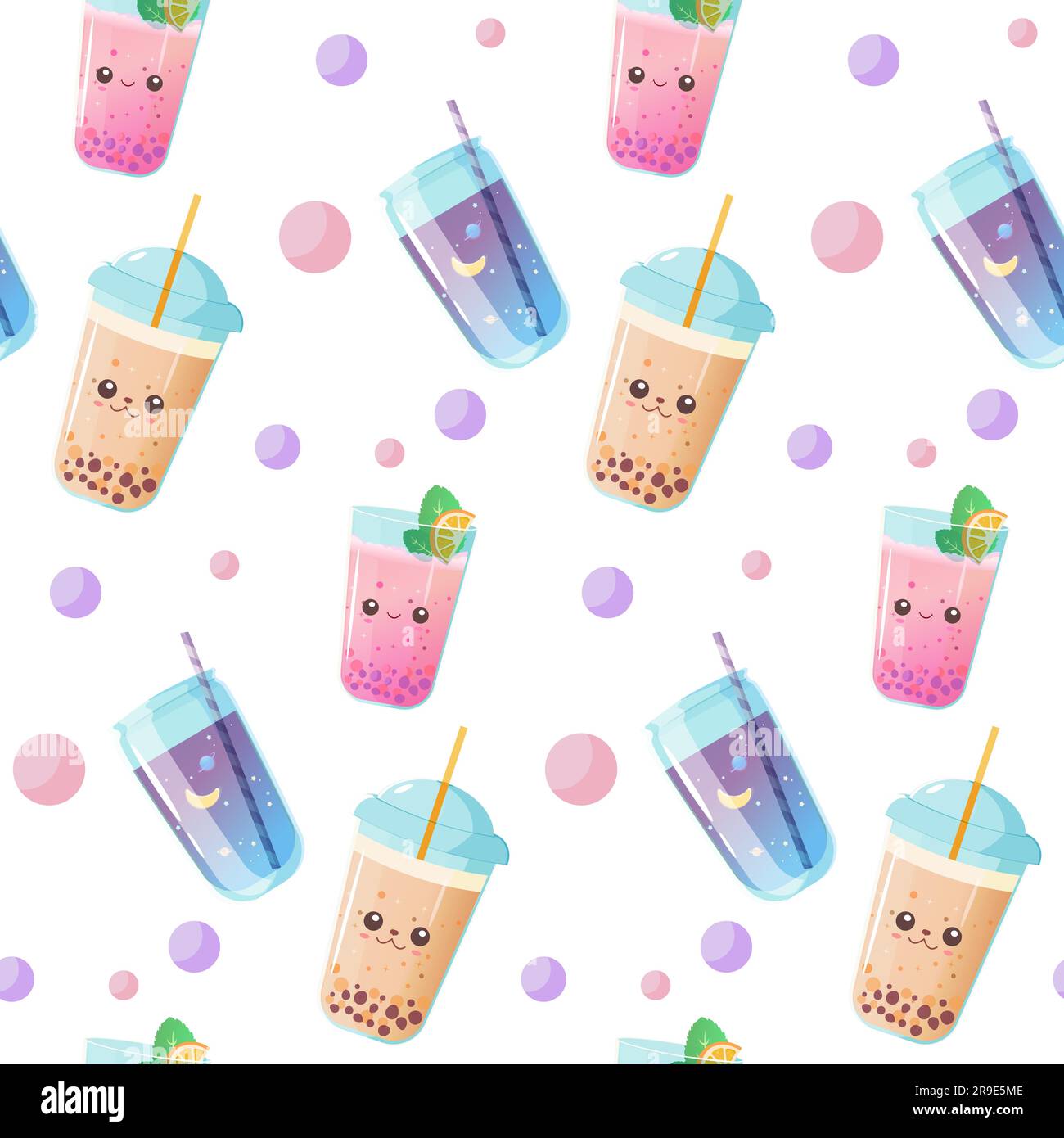 Delicious tea milk in Stock Vector Images - Alamy