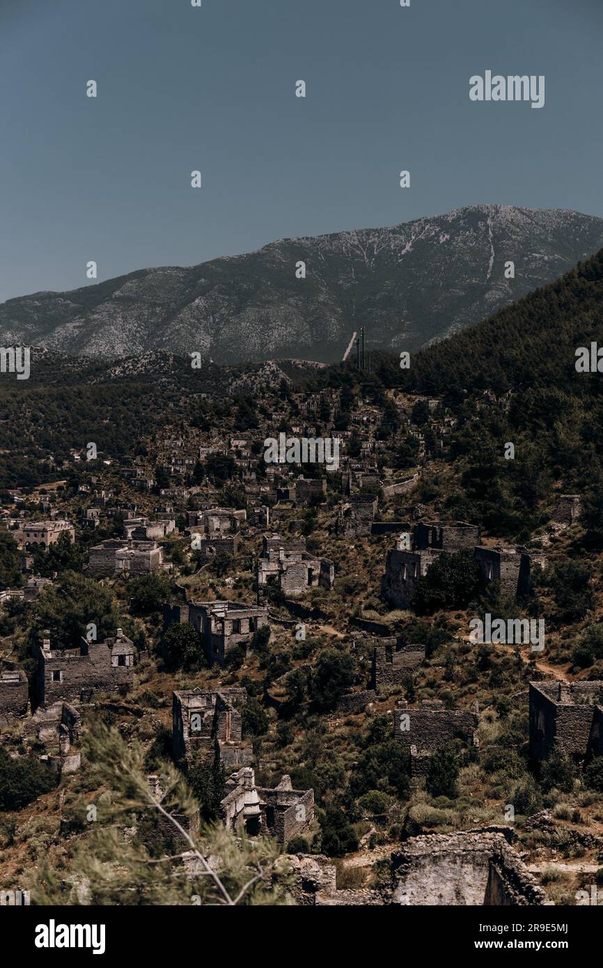 Karakoy Ghost Village, Turkey Stock Photo - Alamy