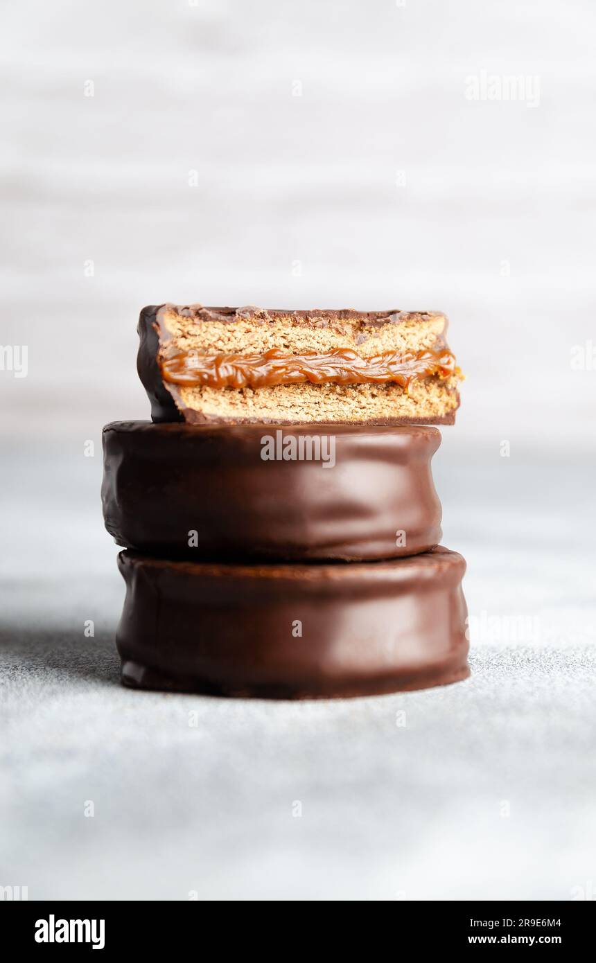 Alfajores traditional argentinian cookies hi-res stock photography and ...