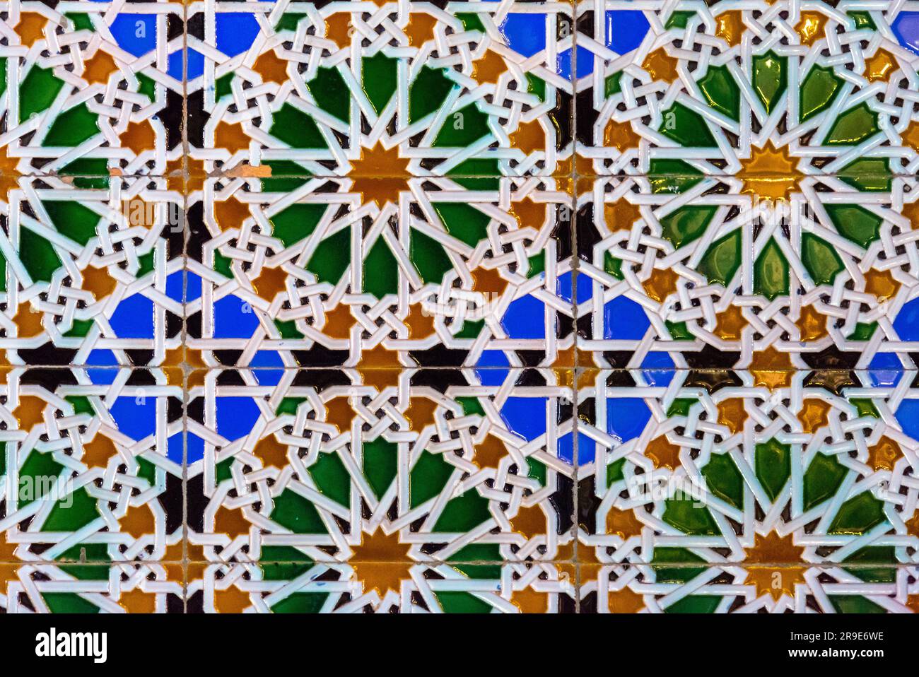 Moorish islamic tile design close up texture background found in the ...