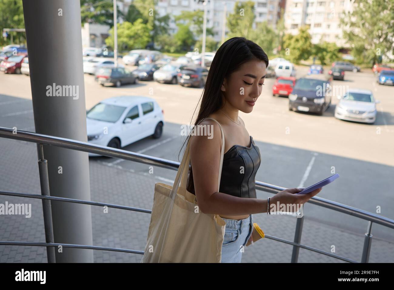 Vietnamese woman walking down hi-res stock photography and images - Alamy