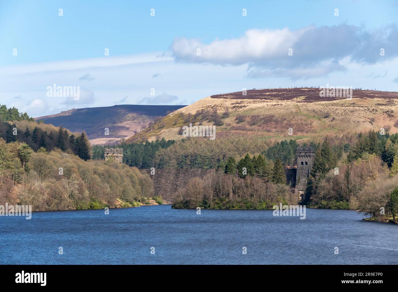 Howden Dam in the Upper Derwent Valley, Peak District, Derbyshire ...