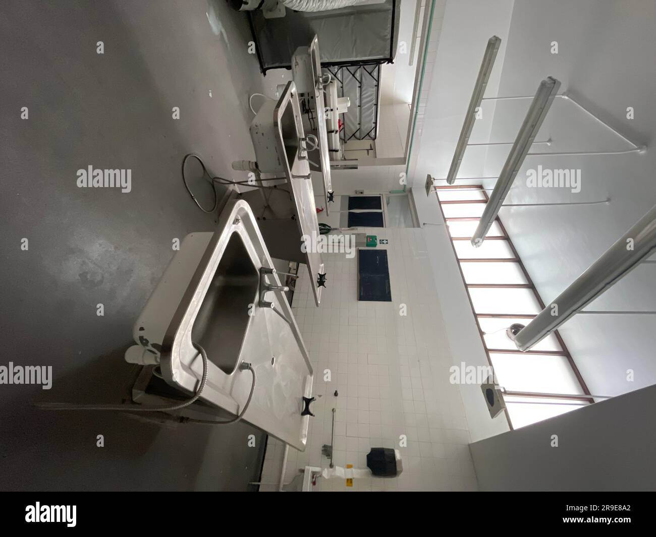 The autopsy tables were left behind. CROYDON, UK: THE SECRETS of an ...