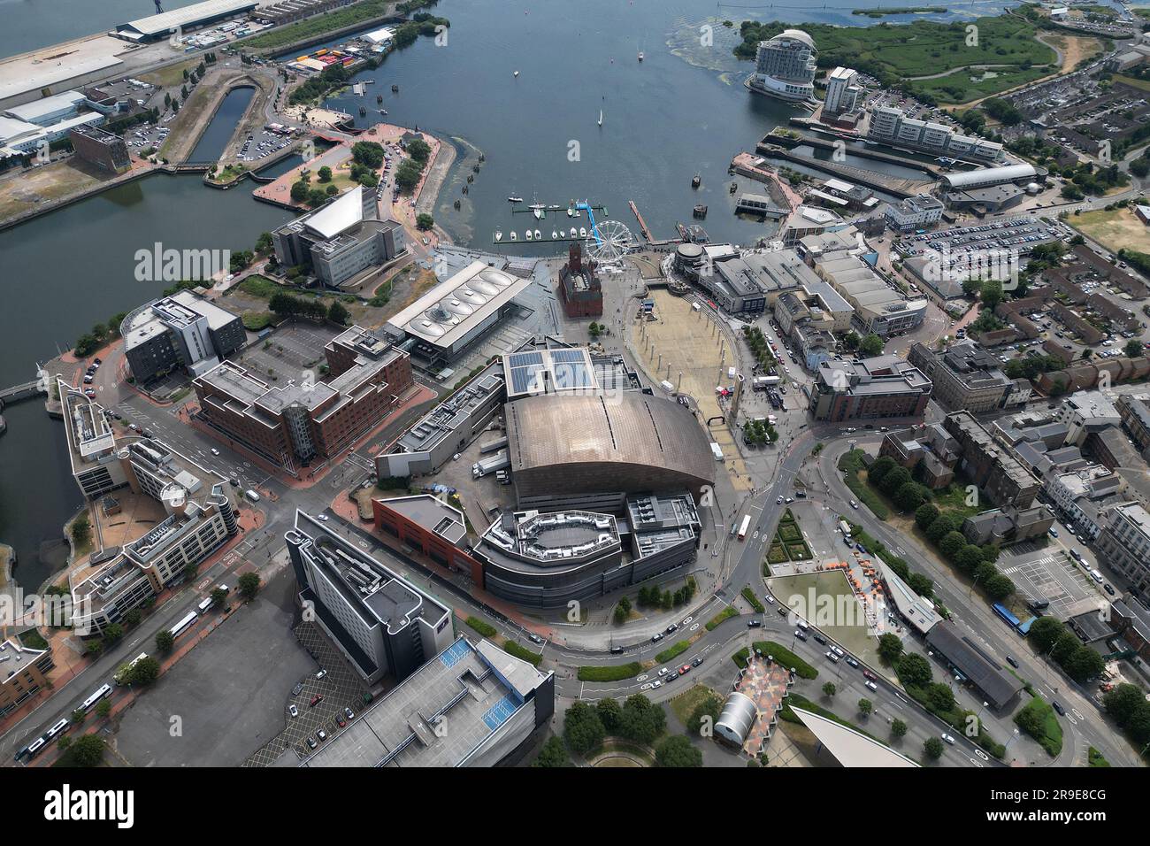 Aerial view port william hi-res stock photography and images - Alamy
