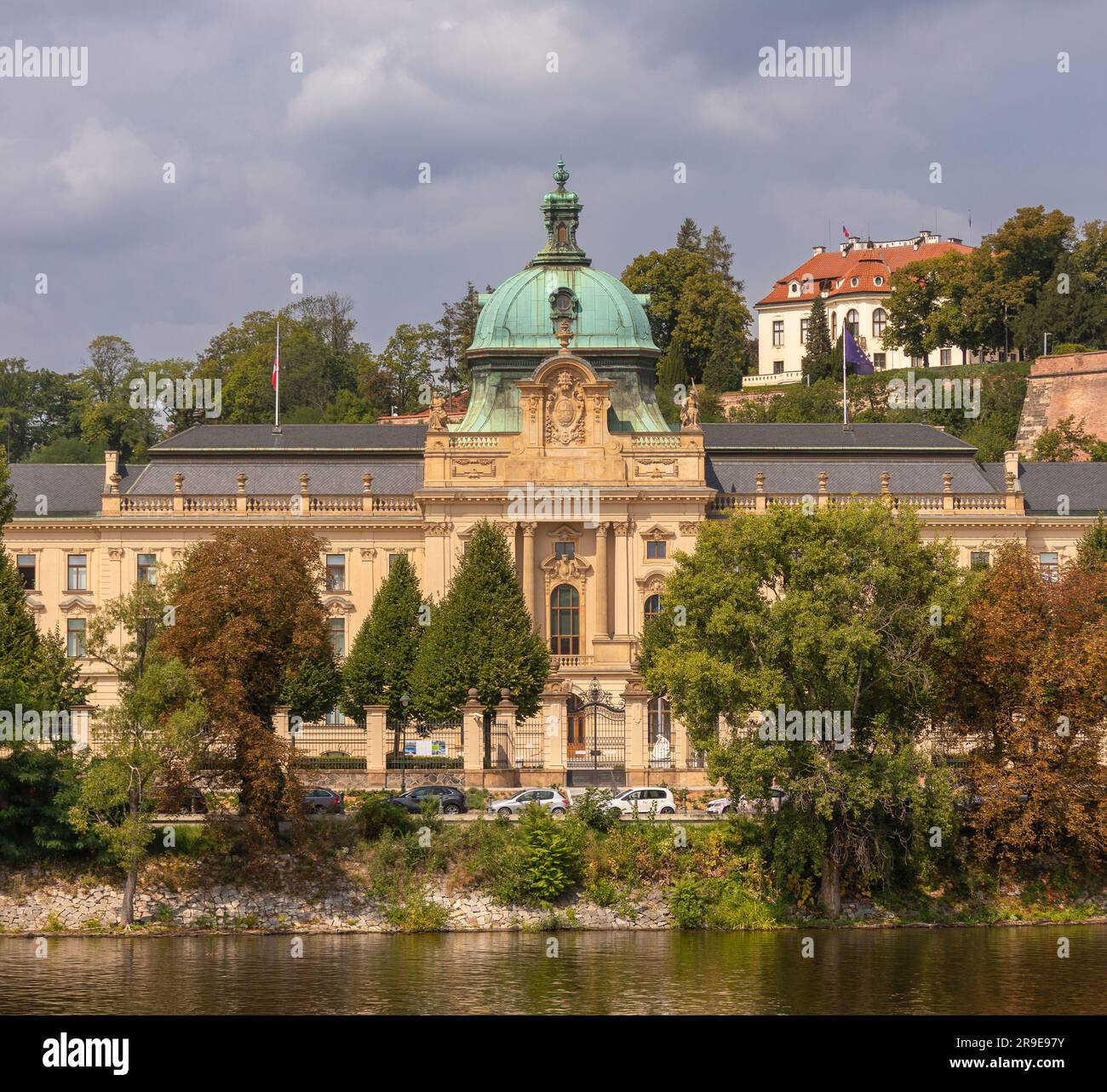 PRAGUE, CZECH REPUBLIC, EUROPE - Straka Academy building, the office of ...
