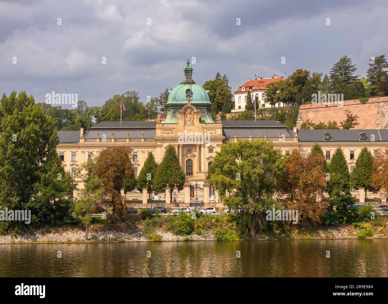 PRAGUE, CZECH REPUBLIC, EUROPE - Straka Academy building, the office of ...