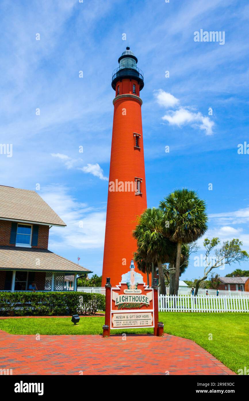The Ponce de Leon Inlet Light is a lighthouse and museum located at ...