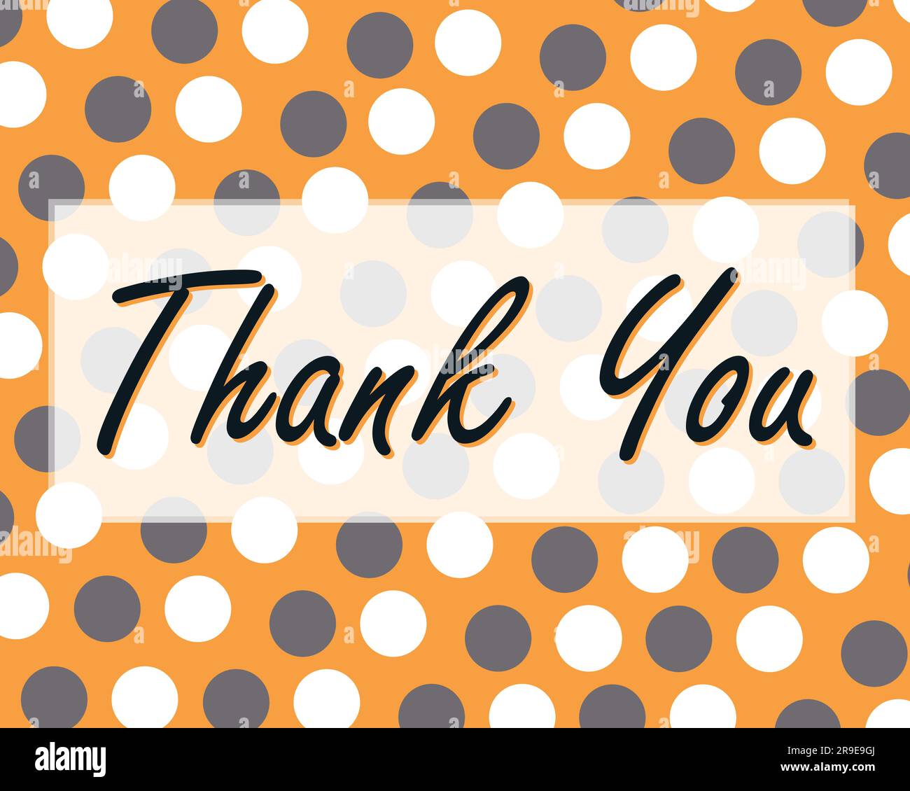 A Thank You Card Design Adorned with Graphic Elements and Artful 'Thank ...