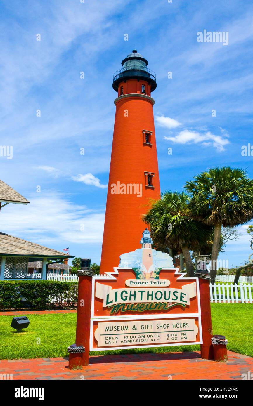 The Ponce de Leon Inlet Light is a lighthouse and museum located at Ponce de León Inlet in ...