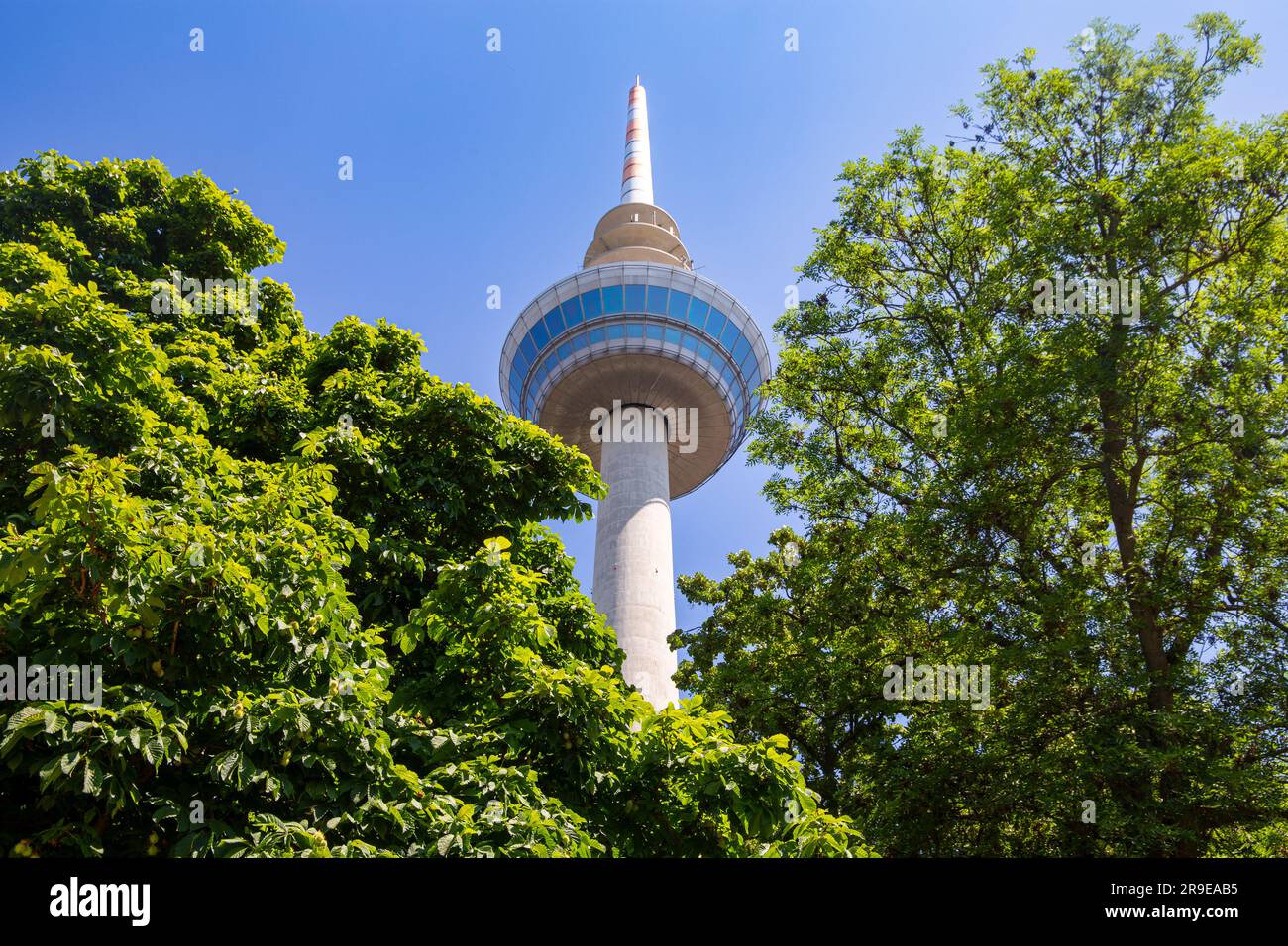 Telecommunication tower in Mannheim, Germany Stock Photo - Alamy