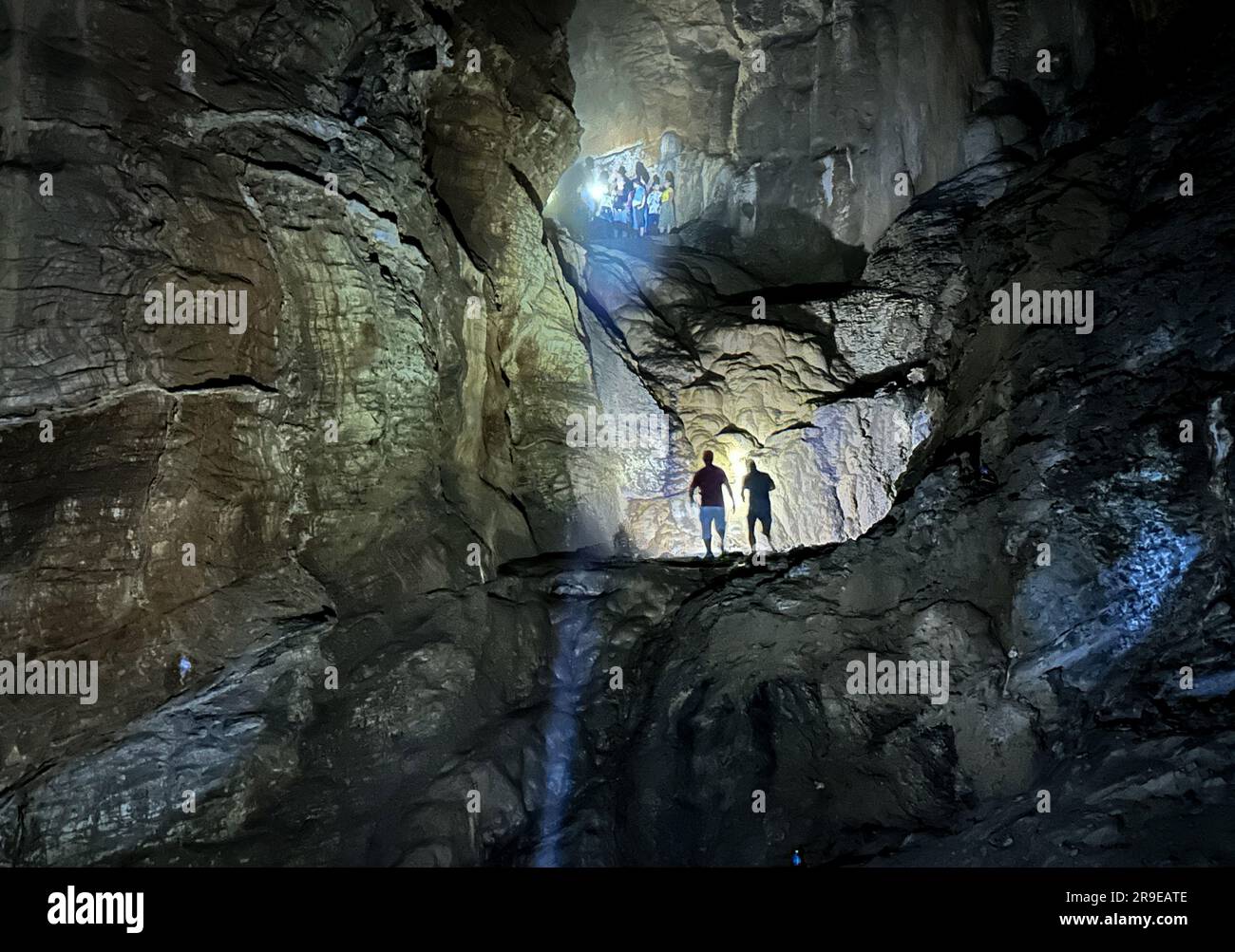 Bimalnagar, Gandaki, Nepal. 26th June, 2023. People visit the Siddha ...