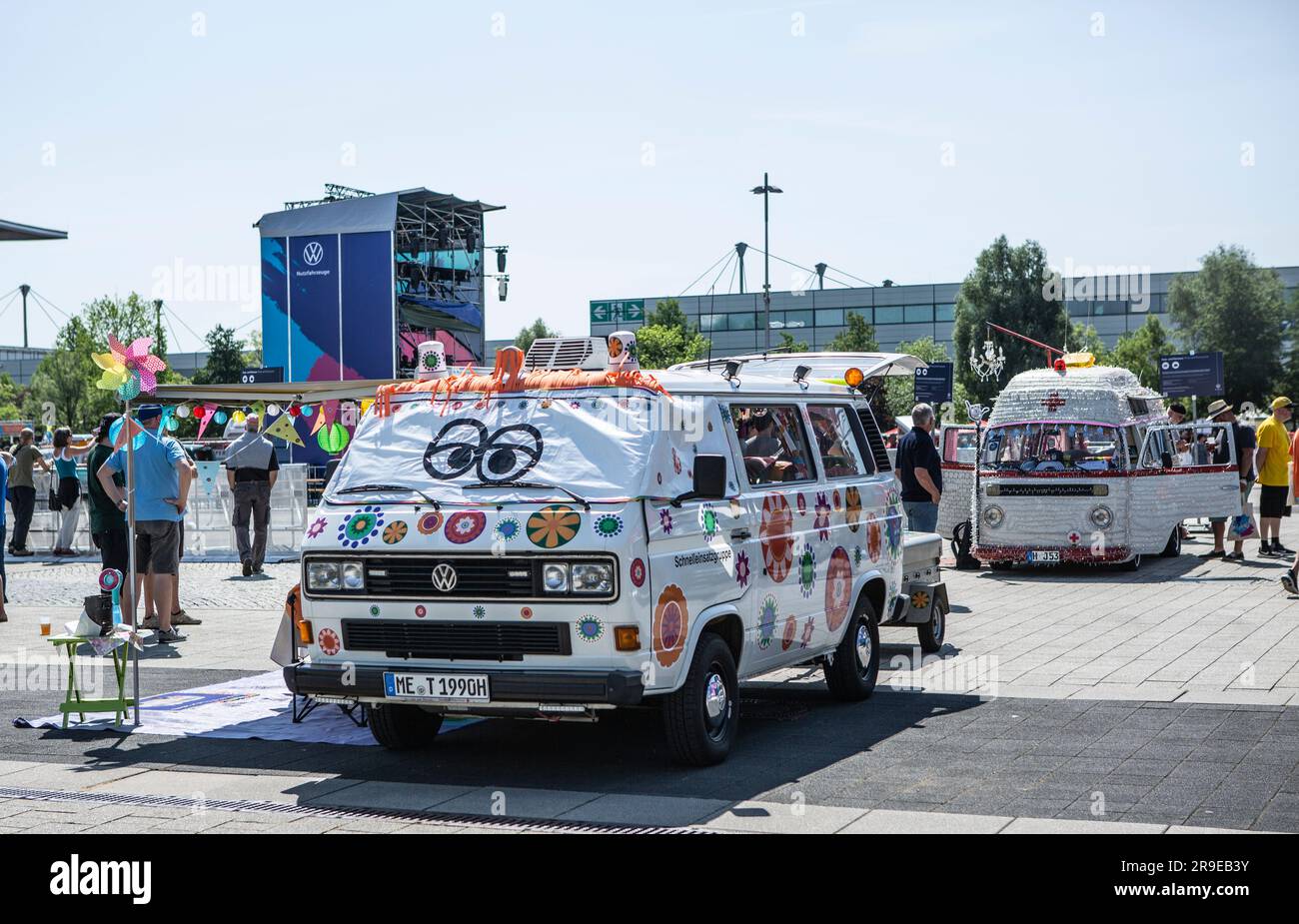 VW Bus Festival 2023 Stock Photo - Alamy